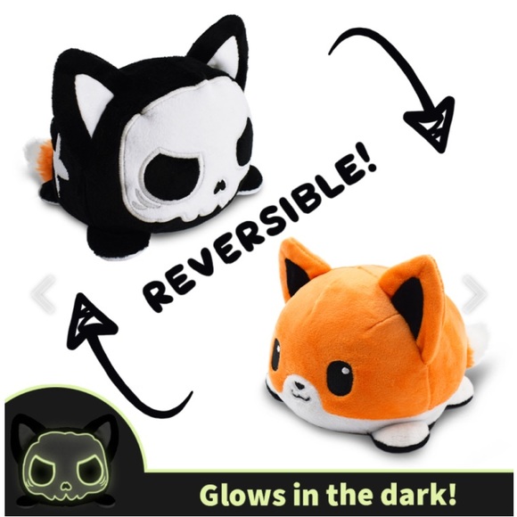 Teeturtle | Toys | Nwt Teeturtle Reversible Fox Skeleton Glow In The ...